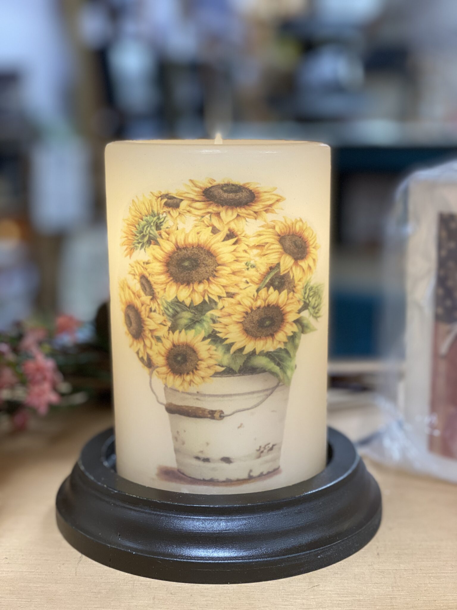 Sunflower Bucket - Dove's Village